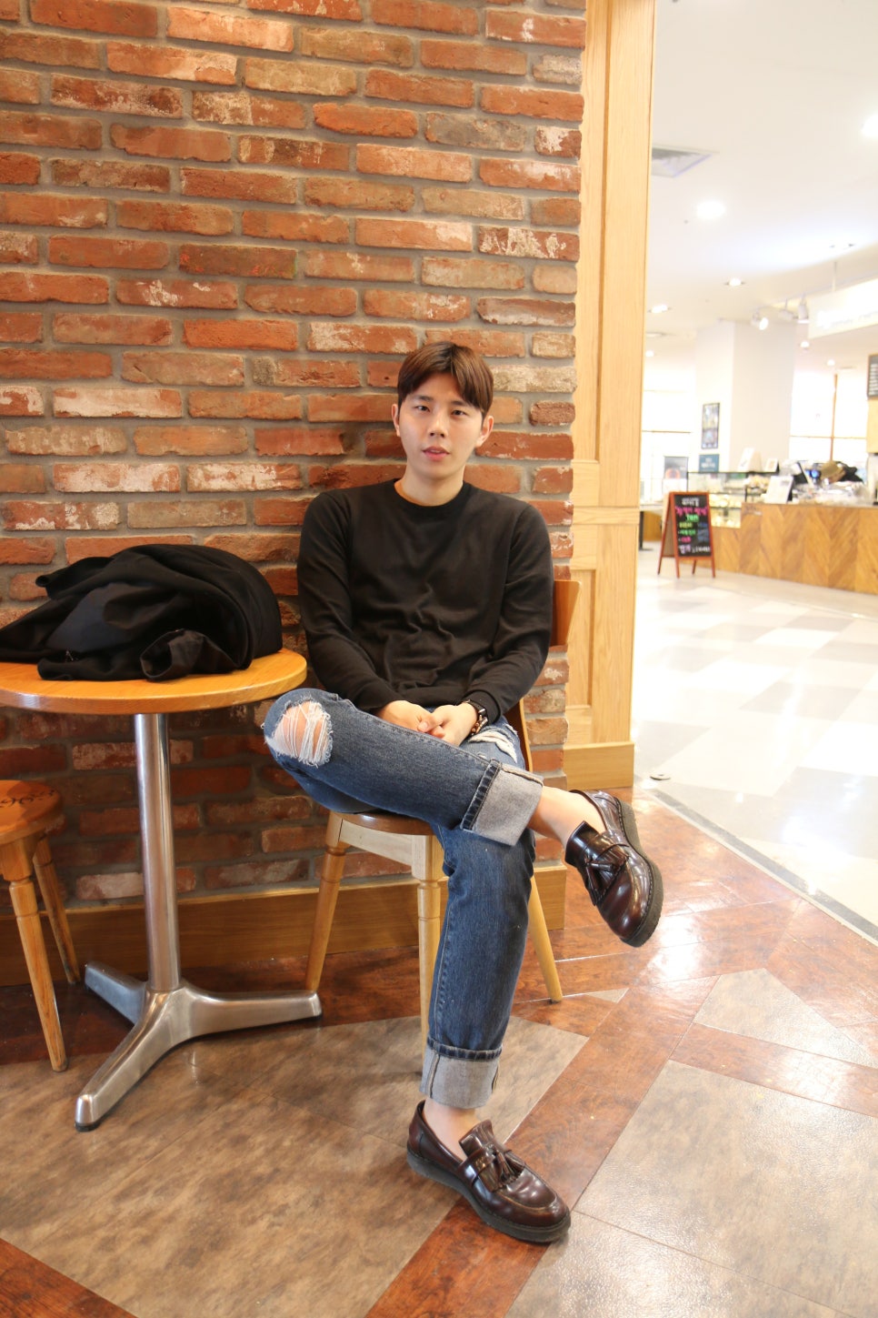 남자 로퍼 코디 프레드페리 신어보기 네이버 블로그