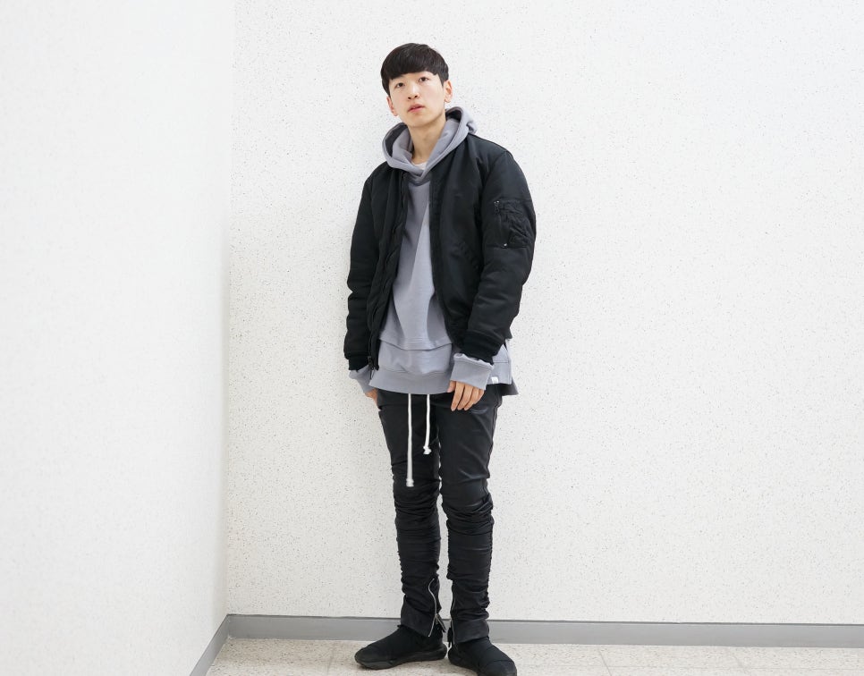 남자 항공점퍼 코디 피어오브갓 느낌으로 네이버 블로그