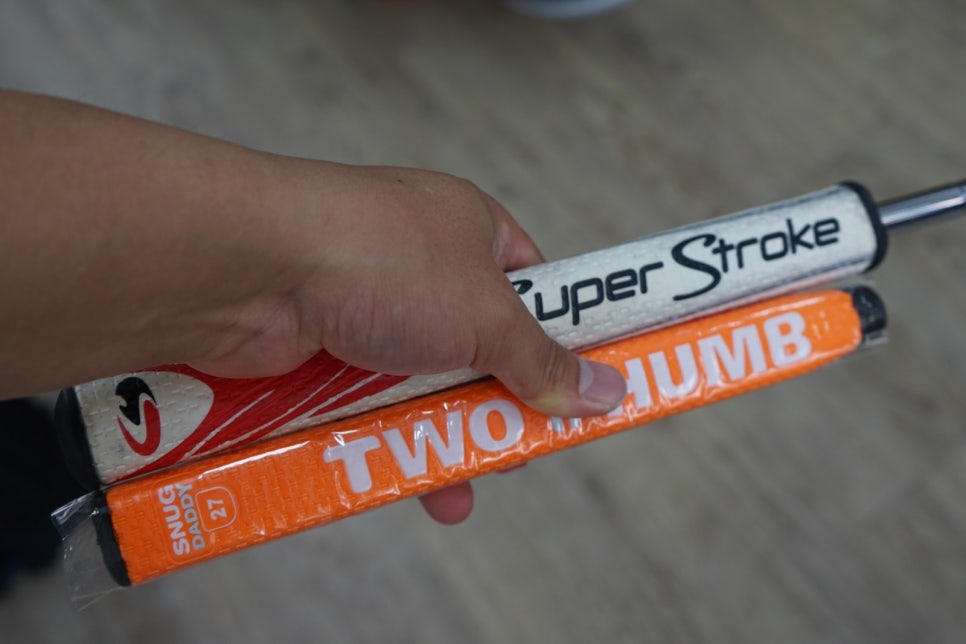 골프 퍼터 그립 교체 투썸그립 Two Thumb Grip 판교골프 네이버 블로그