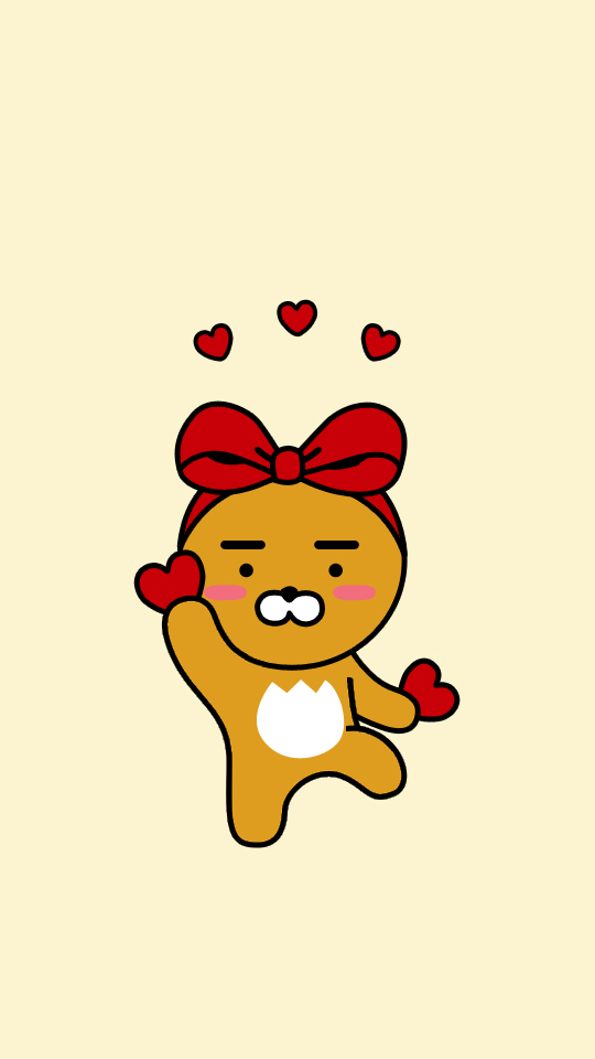 카카오프렌즈 라이언 배경화면 고화질 카카오 스티커 네이버 블로그