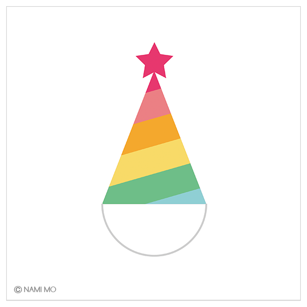 일러스트레이터 강좌 27 생일 모자 그리기 네이버 블로그