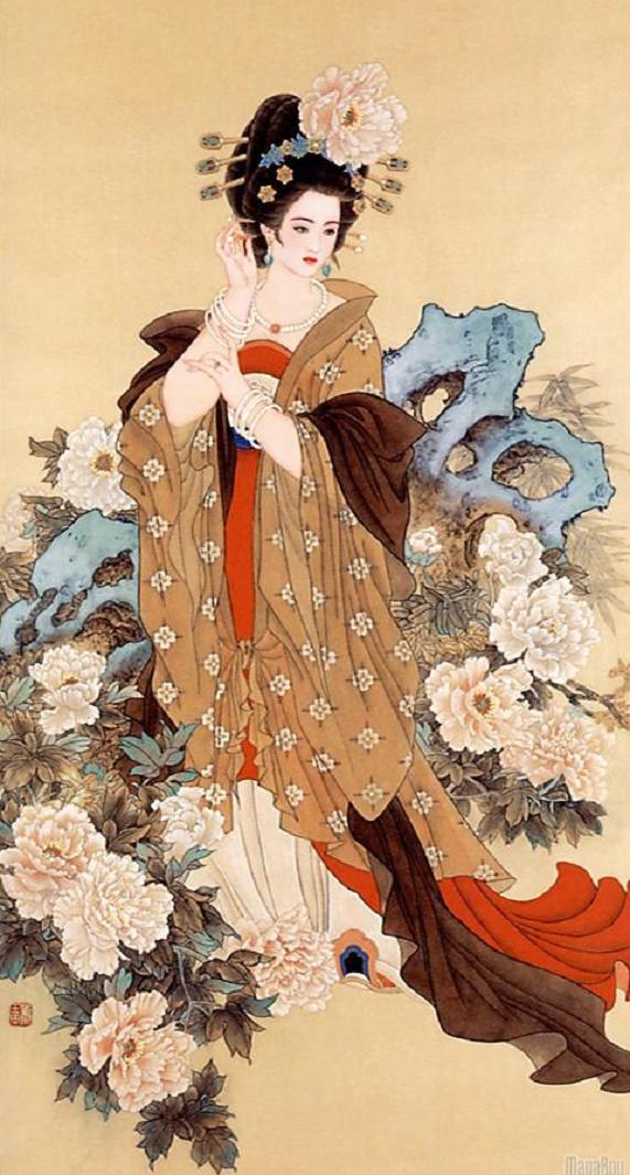 Yang Yuhuan also called Yang Guifei by most Chinese - One of the Four ...