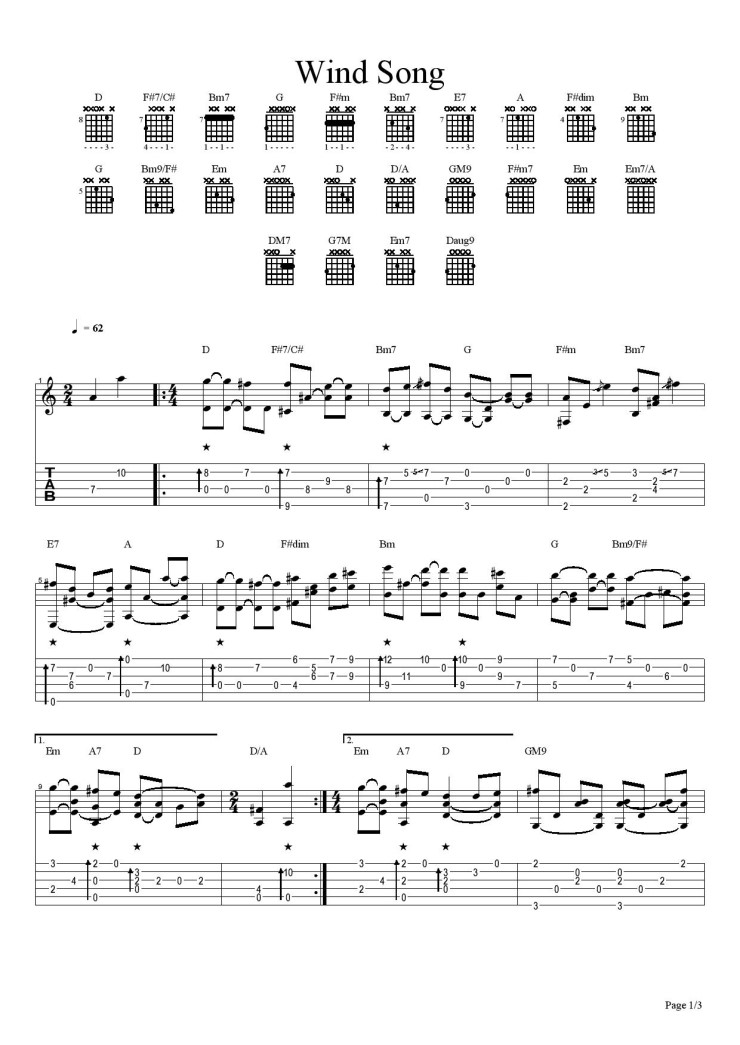 Wind Tab Music at Noah Stretch blog