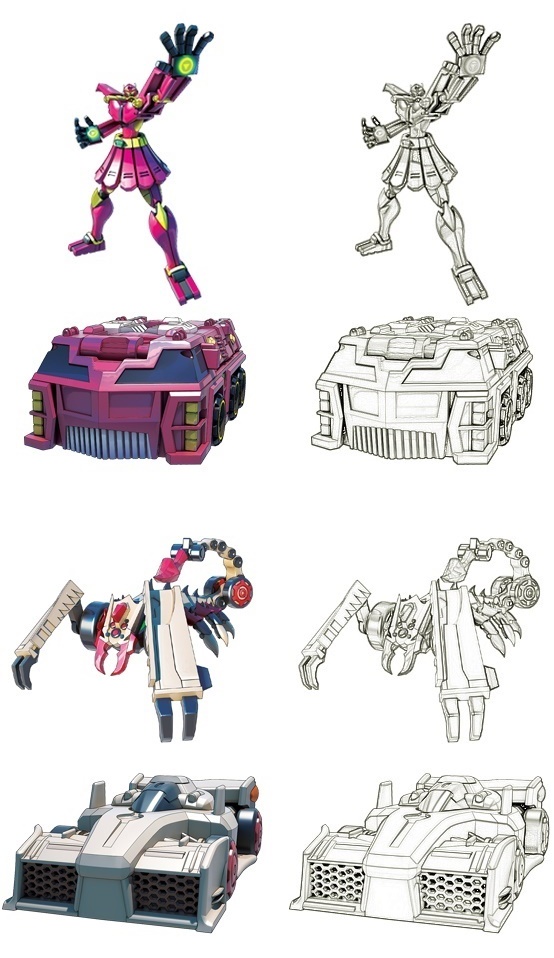 엄마표 터닝메카드 색칠공부 - 메카니멀편 : 네이버 블로그